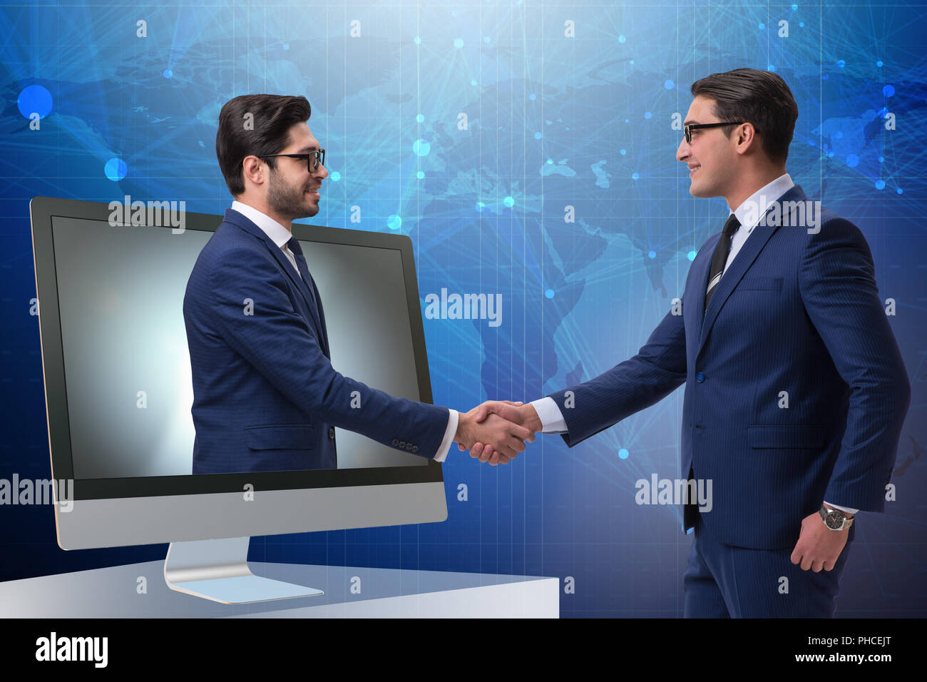 Videoconferencing telepresence hi-res stock photography and images - Alamy