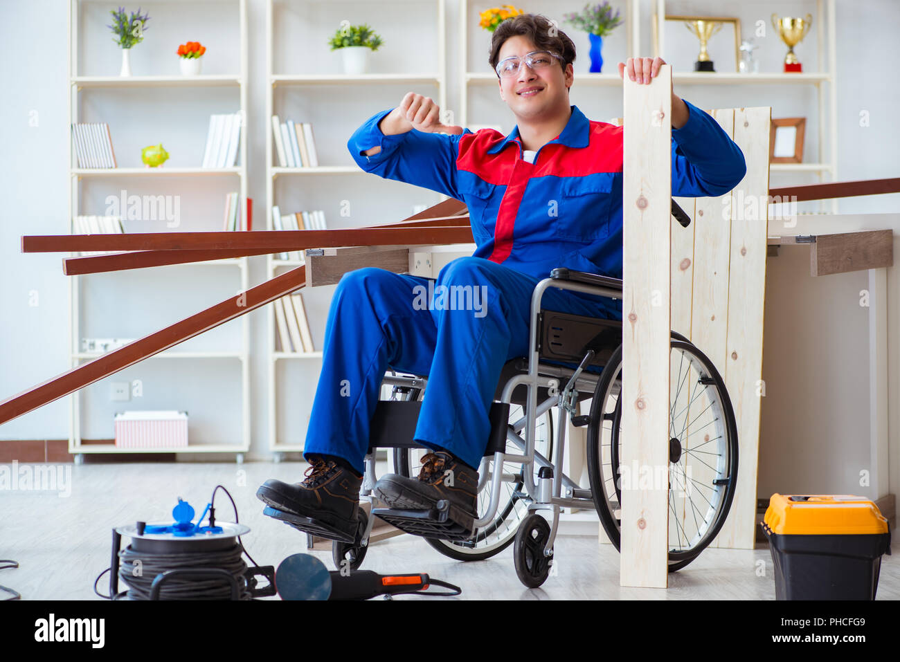 Workshop for the handicapped hi-res stock photography and images - Alamy