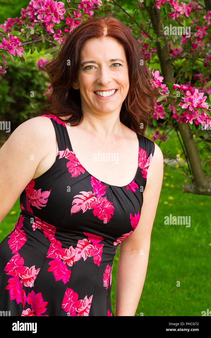 Portrait of a middle age woman Stock Photo - Alamy