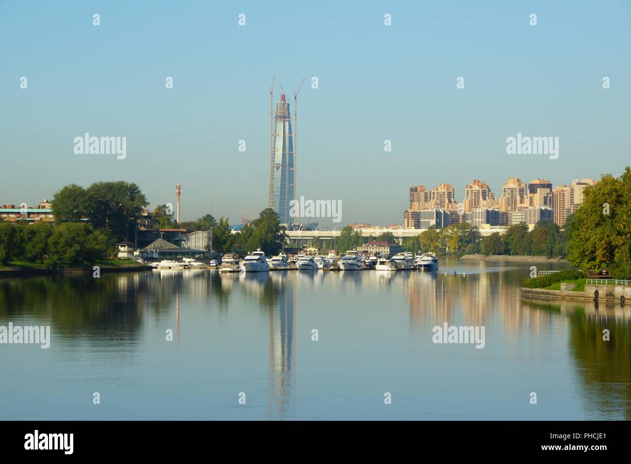 View of the Middle Nevka Stock Photo - Alamy