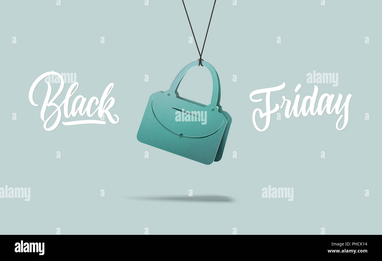 sale concept, handmade cardboard handbag Stock Photo - Alamy