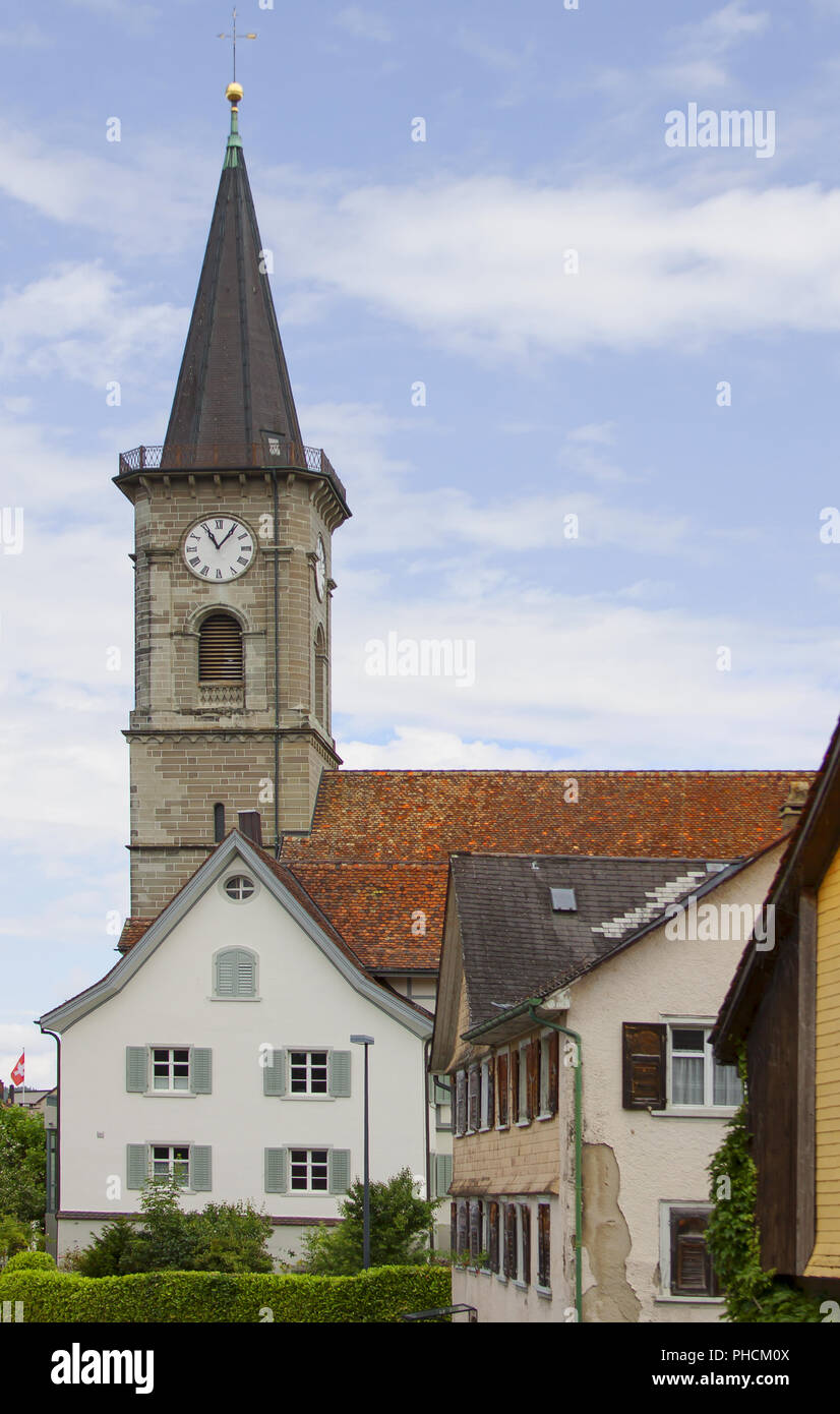 Protestant Church, Steckborn Stock Photo - Alamy