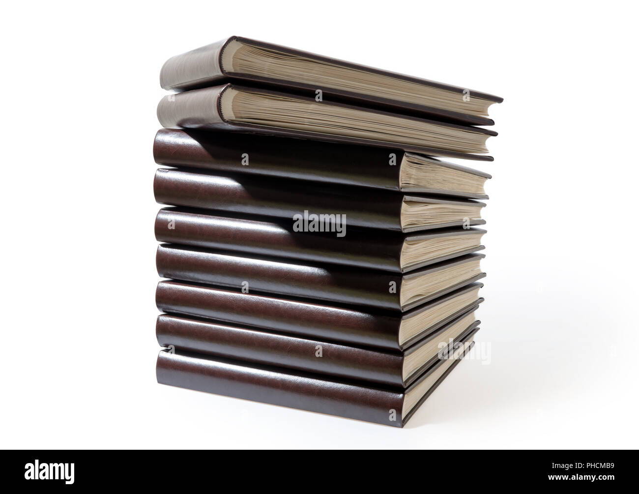 books isolated on white background Stock Photo - Alamy