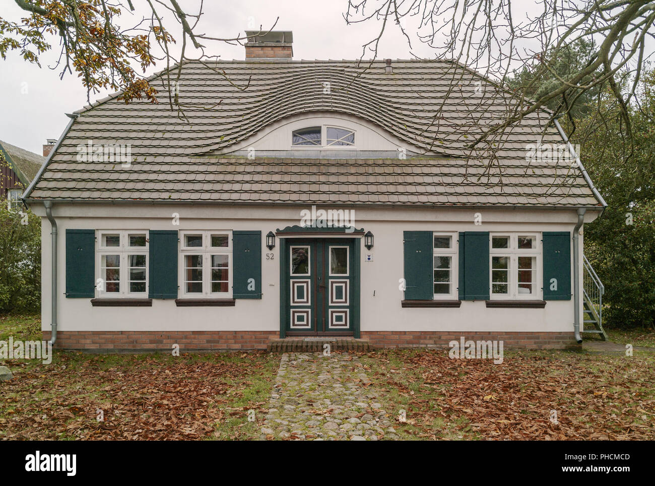 House in Born Stock Photo - Alamy