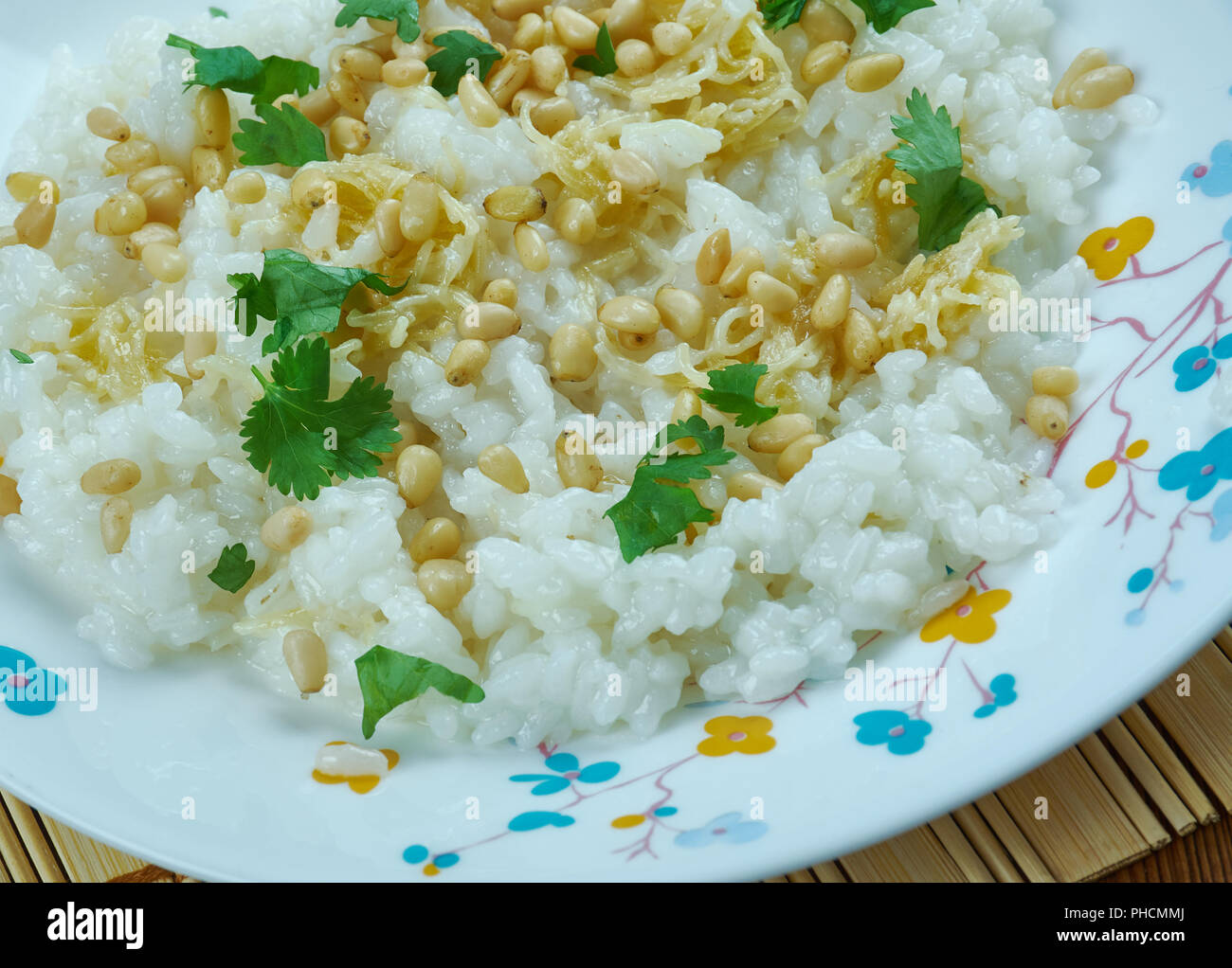 Lebanese Rice with Vermicelli Stock Photo - Alamy