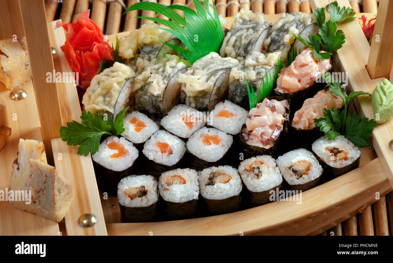 Assorted sushi hi-res stock photography and images - Alamy