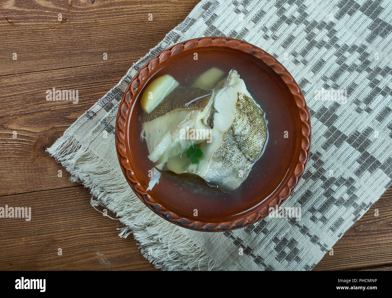 Norwegian fish soup Stock Photo - Alamy