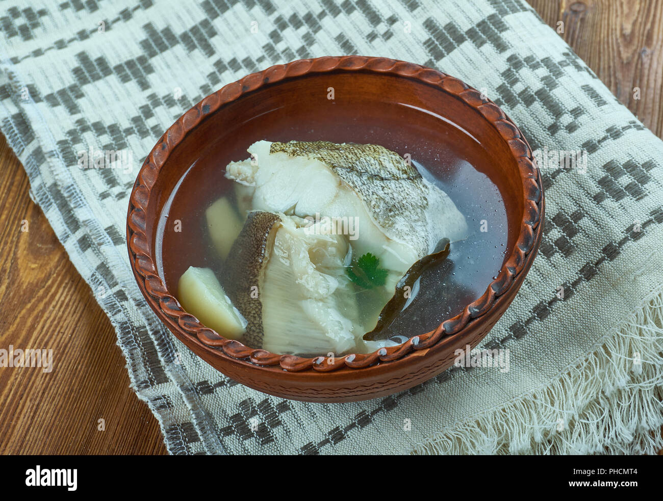 Norwegian fish soup Stock Photo - Alamy