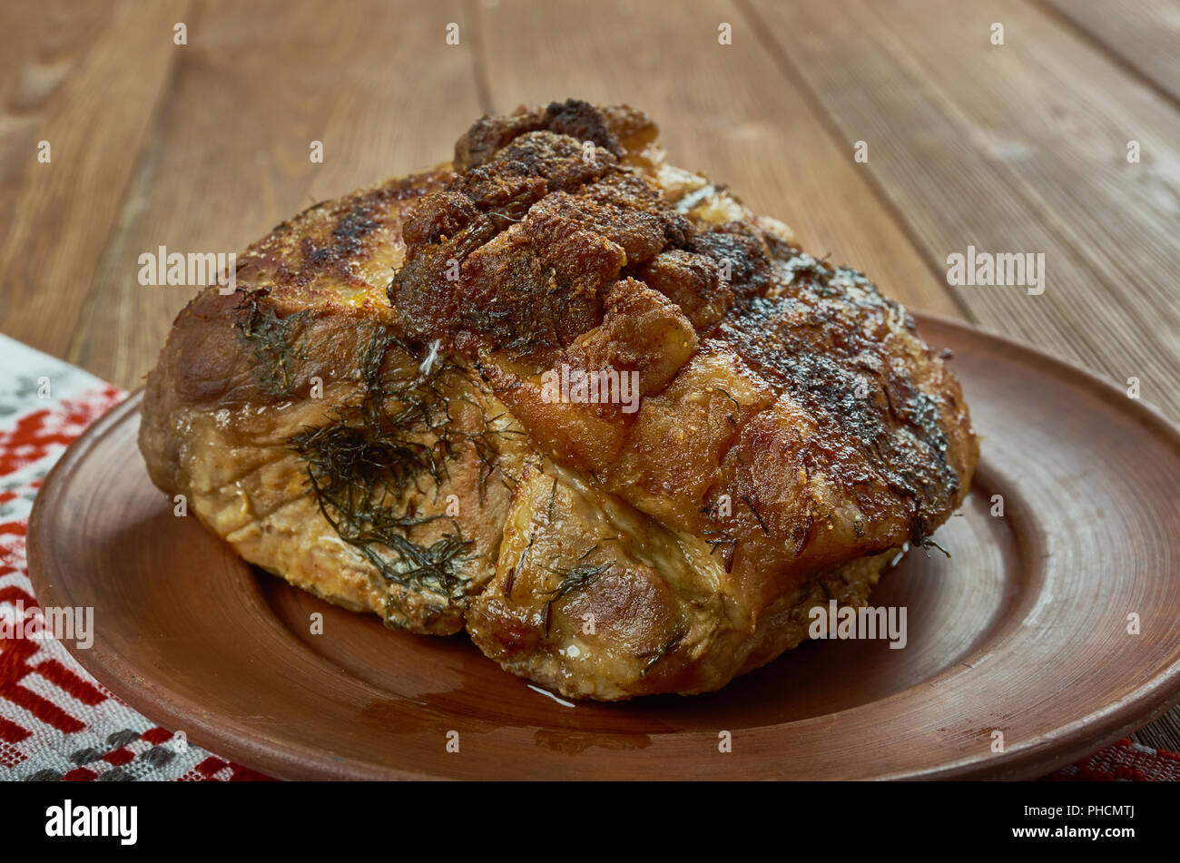 German fried pork loin Stock Photo - Alamy