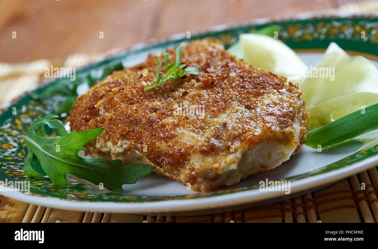 Israeli chicken schnitzel hi-res stock photography and images - Alamy