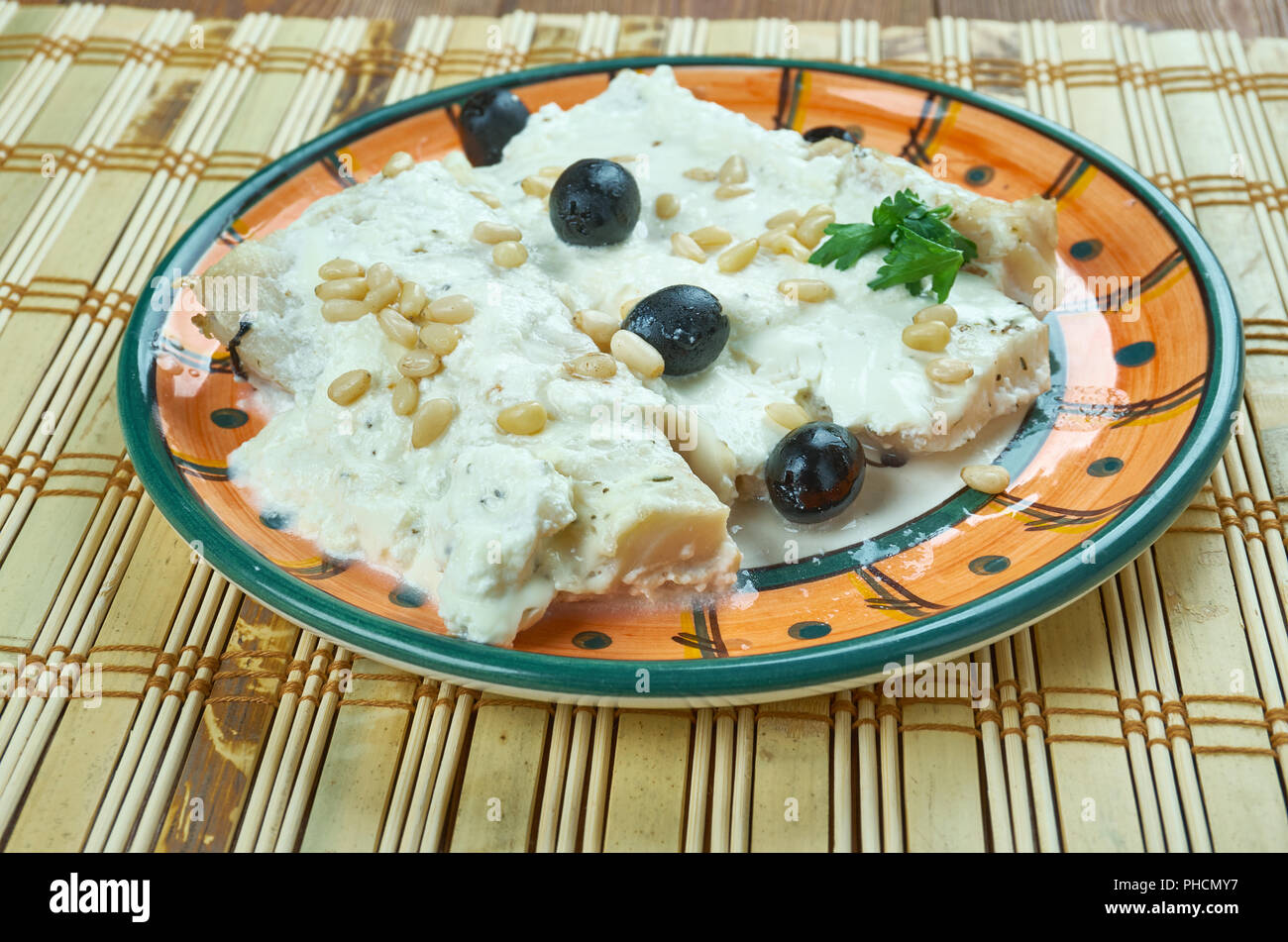 Middle Eastern Baked Fish Stock Photo - Alamy