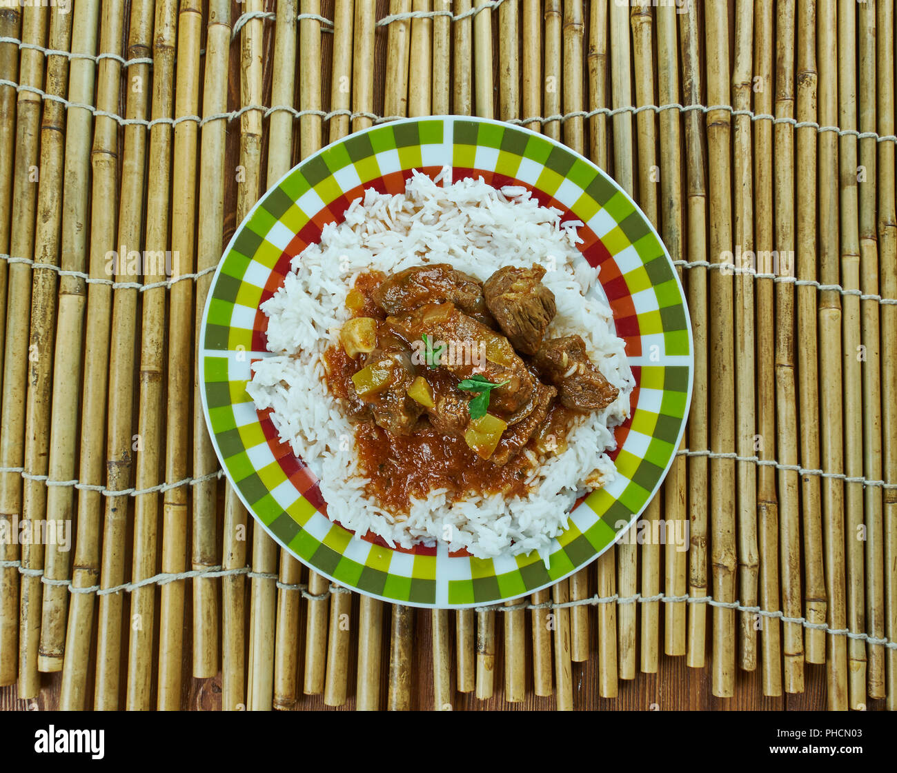 Indian lamb curry Stock Photo - Alamy