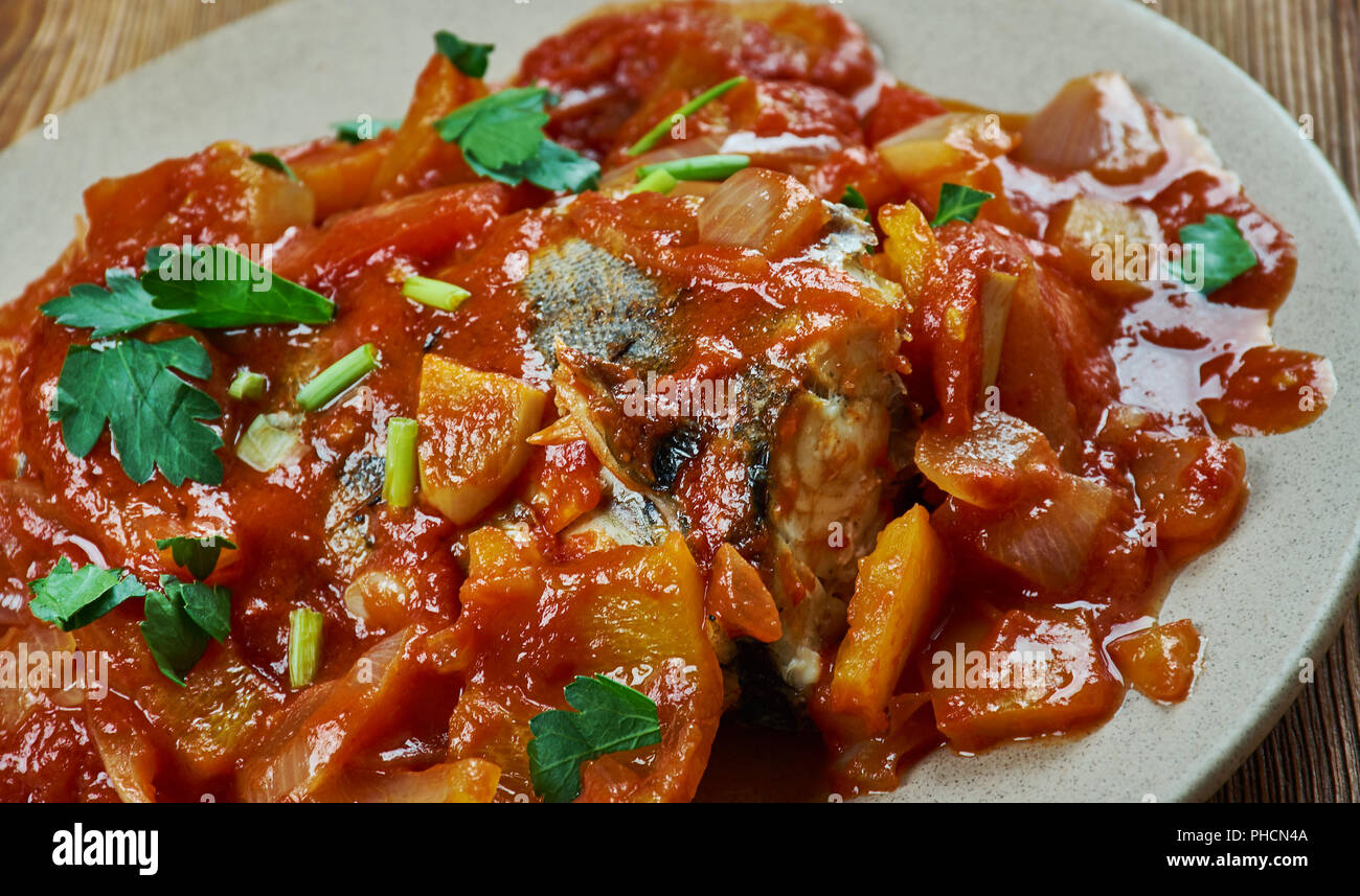 Varutharacha Meen Curry Stock Photo - Alamy
