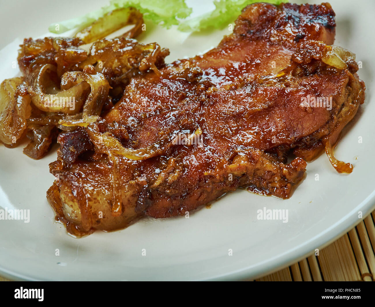 Cayenne Cinnamon Baby Back Ribs Stock Photo - Alamy