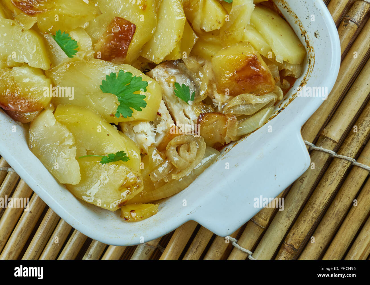 Light smoked haddock fish pie Stock Photo - Alamy