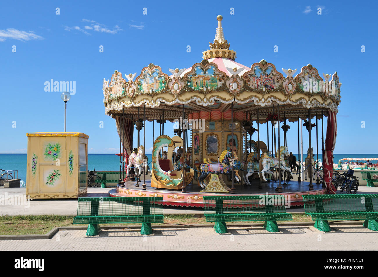 Old carousel hi-res stock photography and images - Alamy
