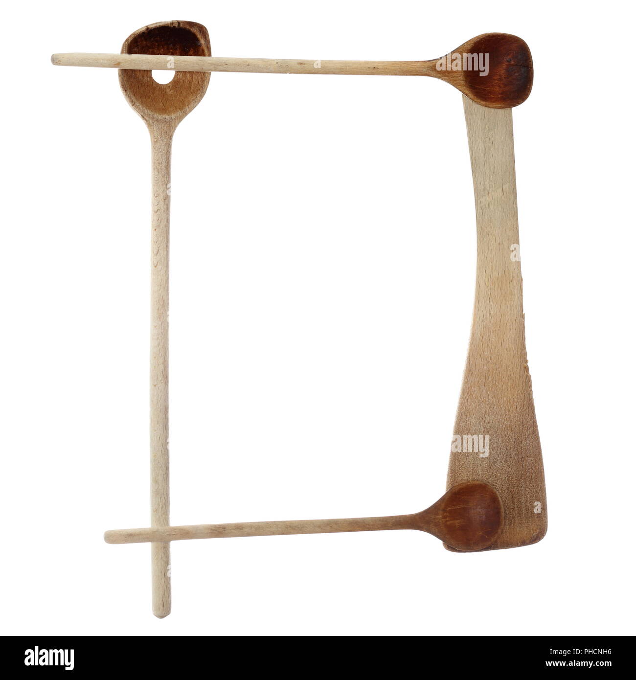 wooden spoon letter Stock Photo - Alamy