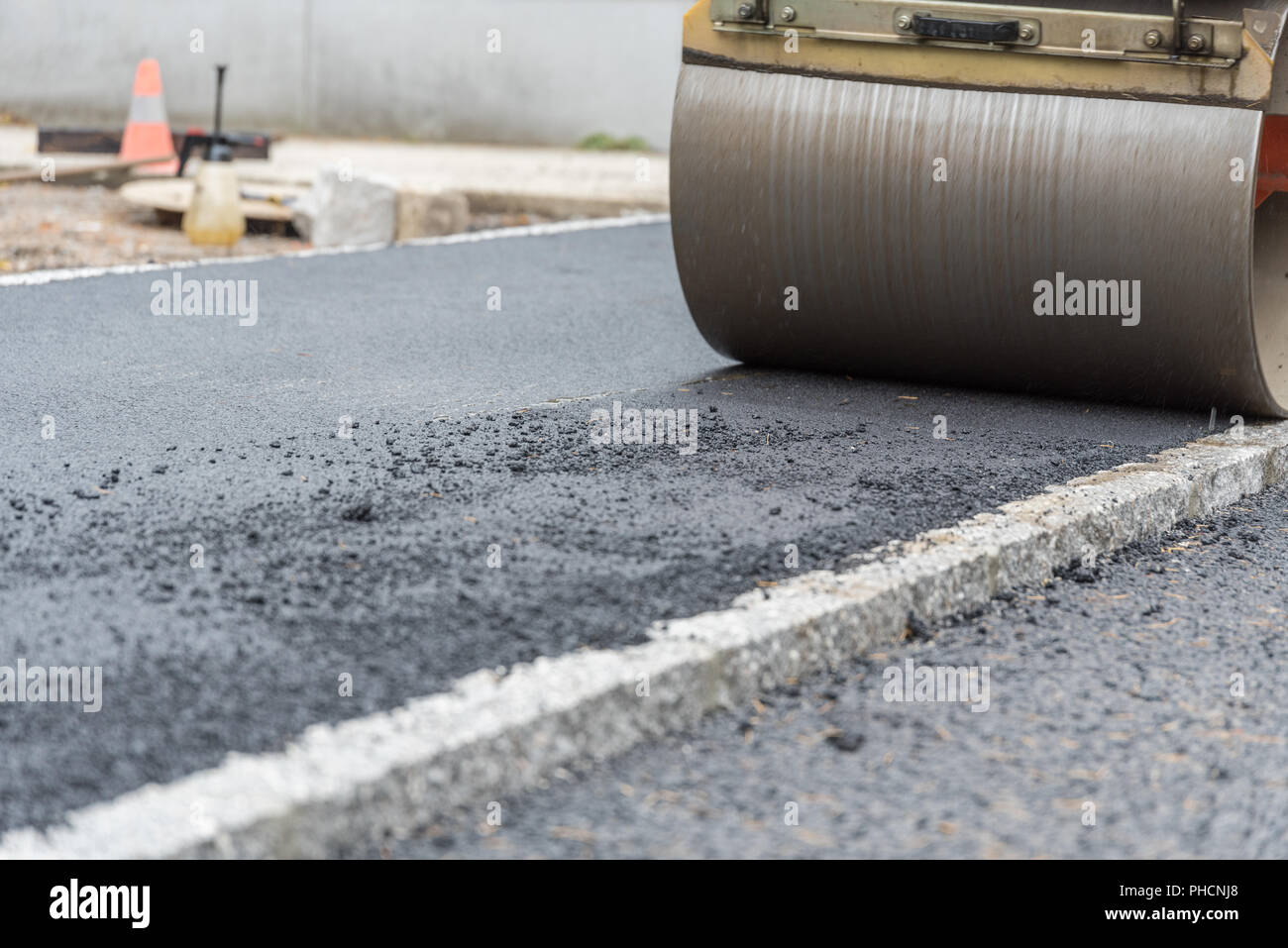 Compacting roller hi-res stock photography and images - Alamy