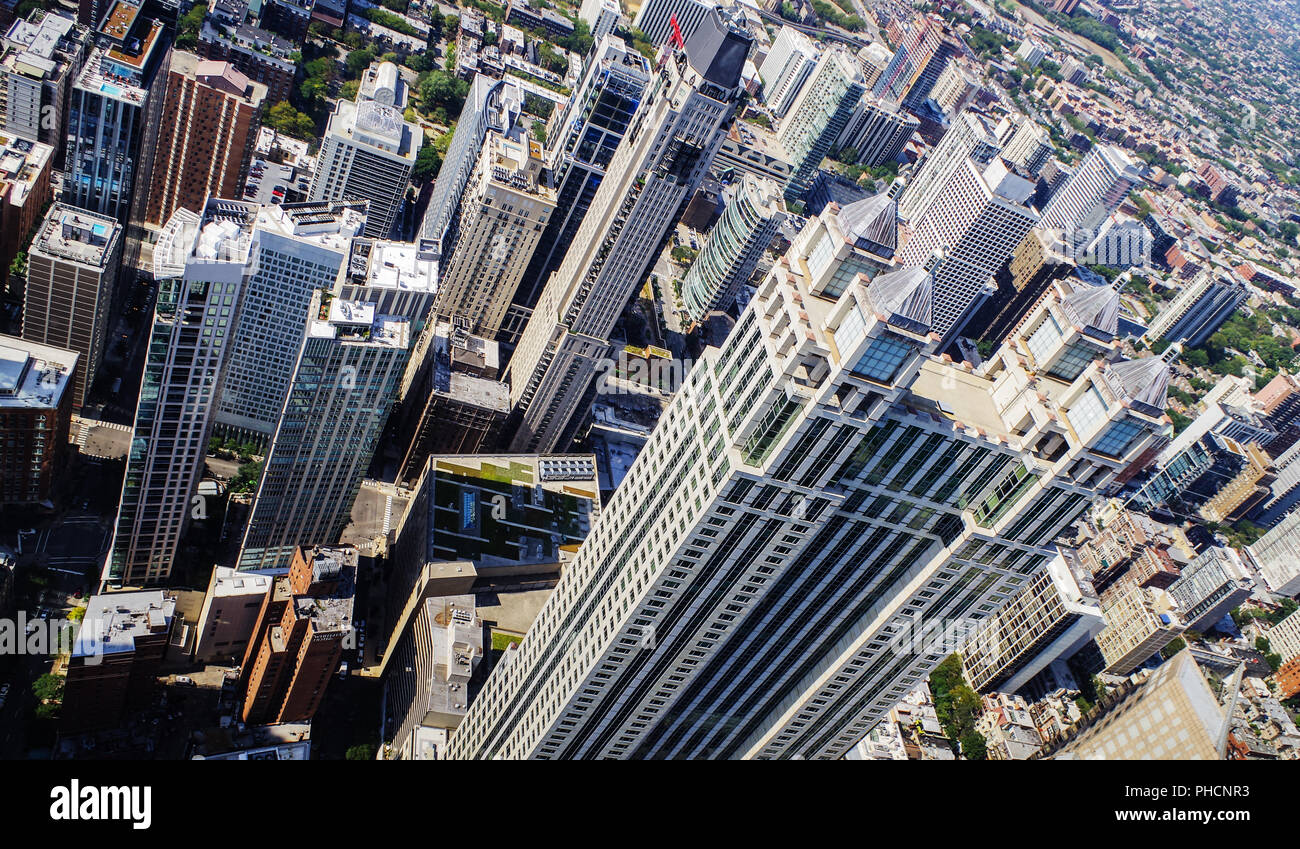 Chicago skyline big buildings hi-res stock photography and images - Alamy