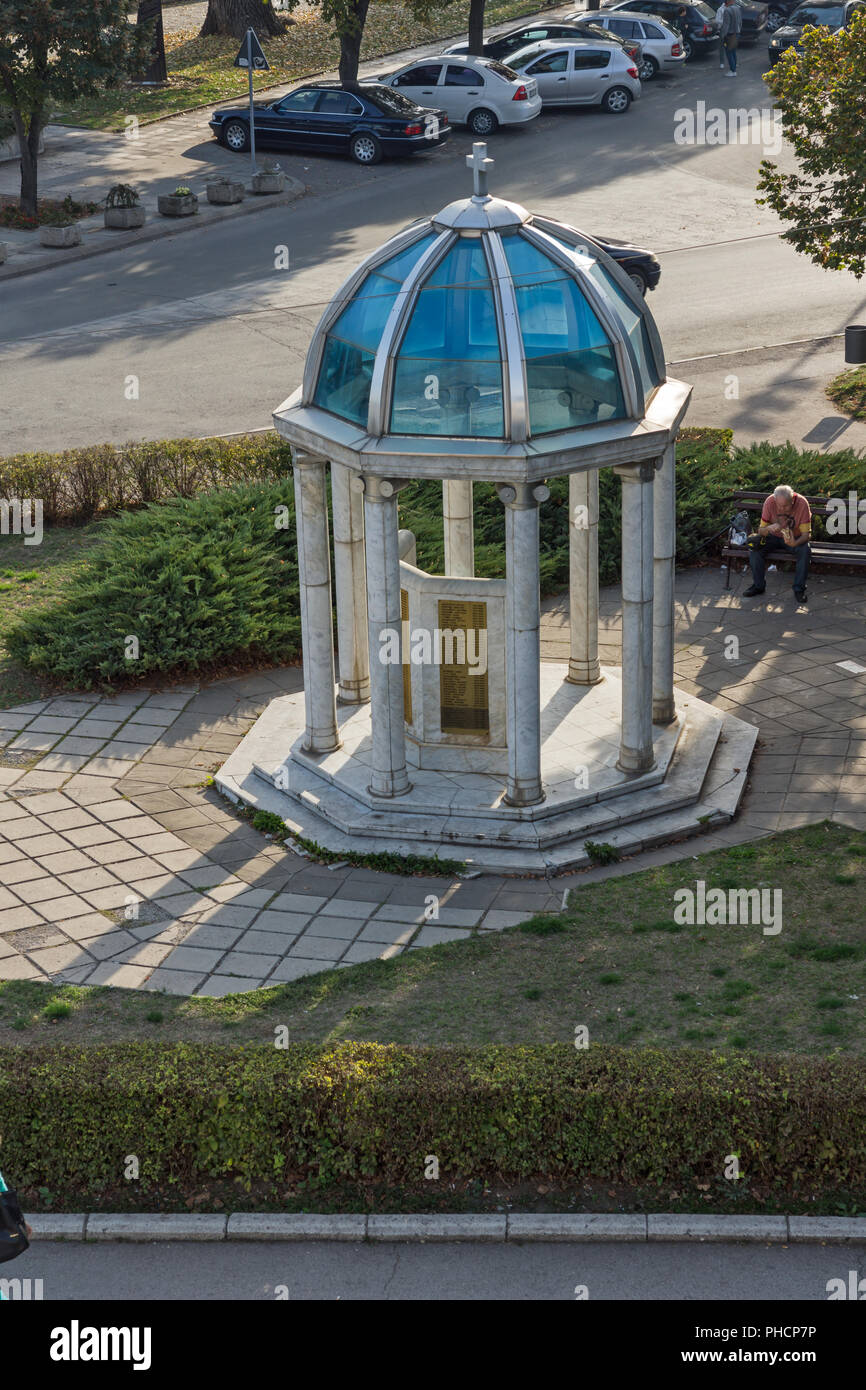NIS, SERBIA- OCTOBER 21, 2017: Typical street in City of Nis, Serbia ...