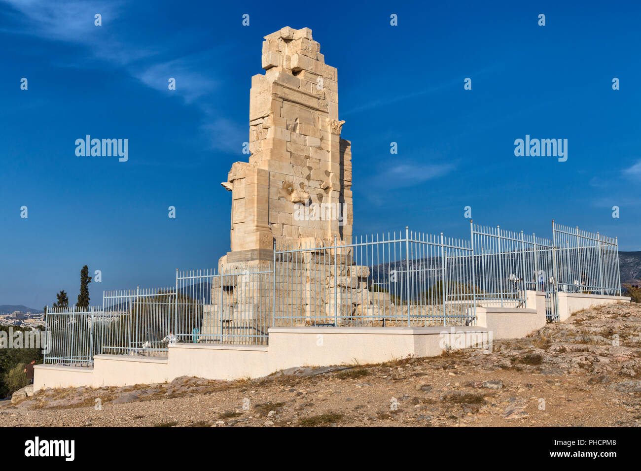 Philopappos monument hi-res stock photography and images - Alamy