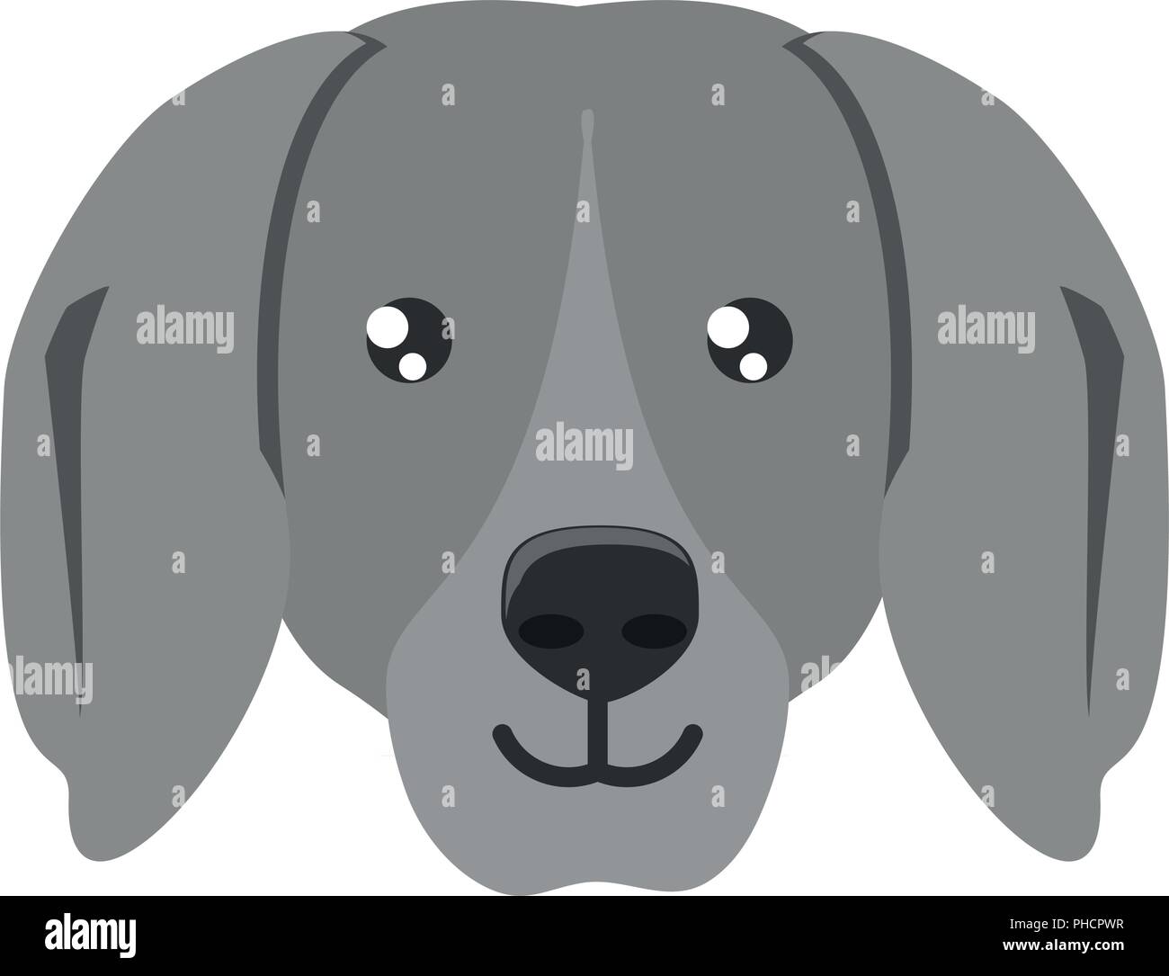 cute great dane dog icon over background, vector illustration Stock ...