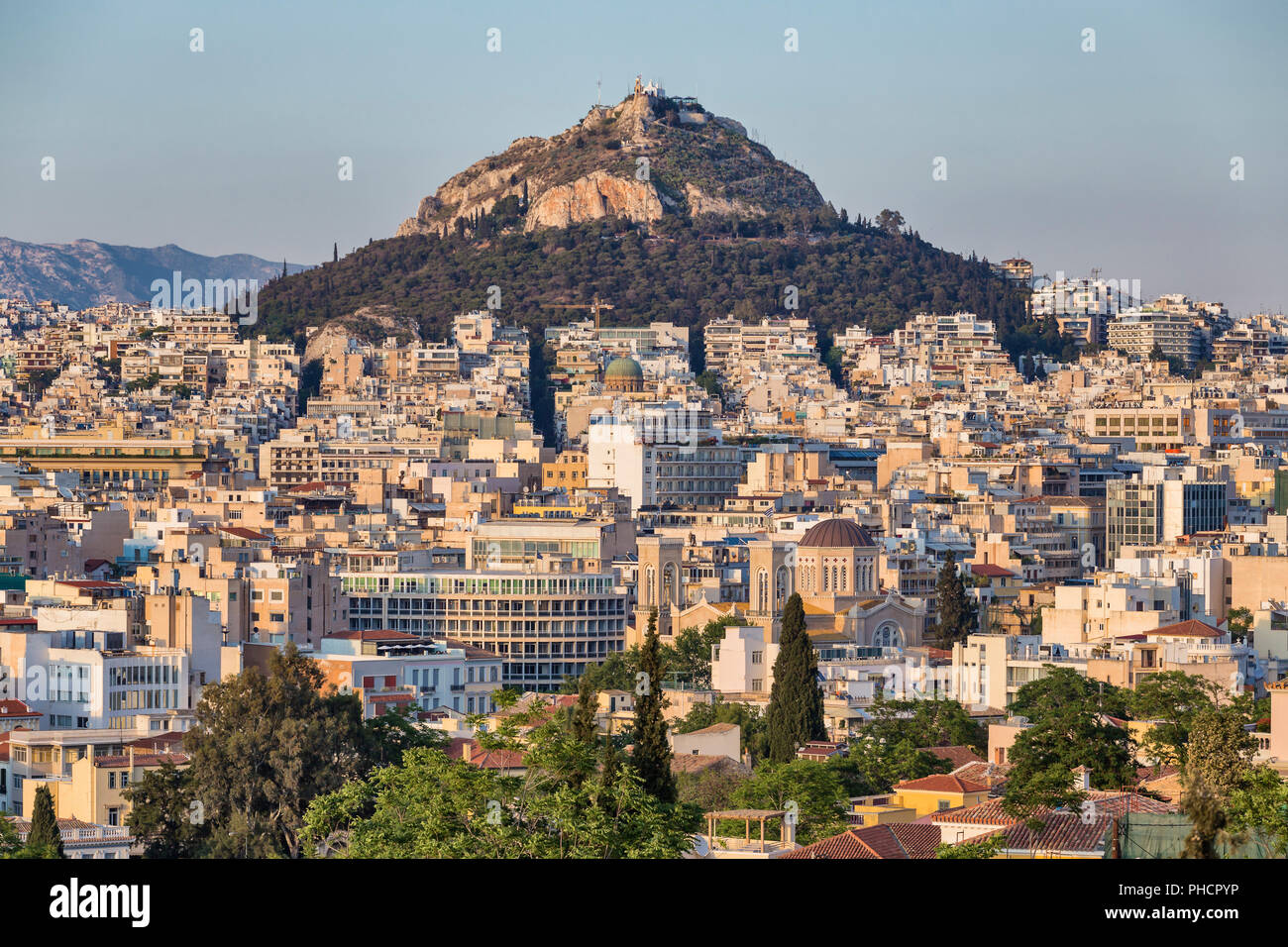 Mount Lycabettus, Athens, Greece Stock Photo - Alamy