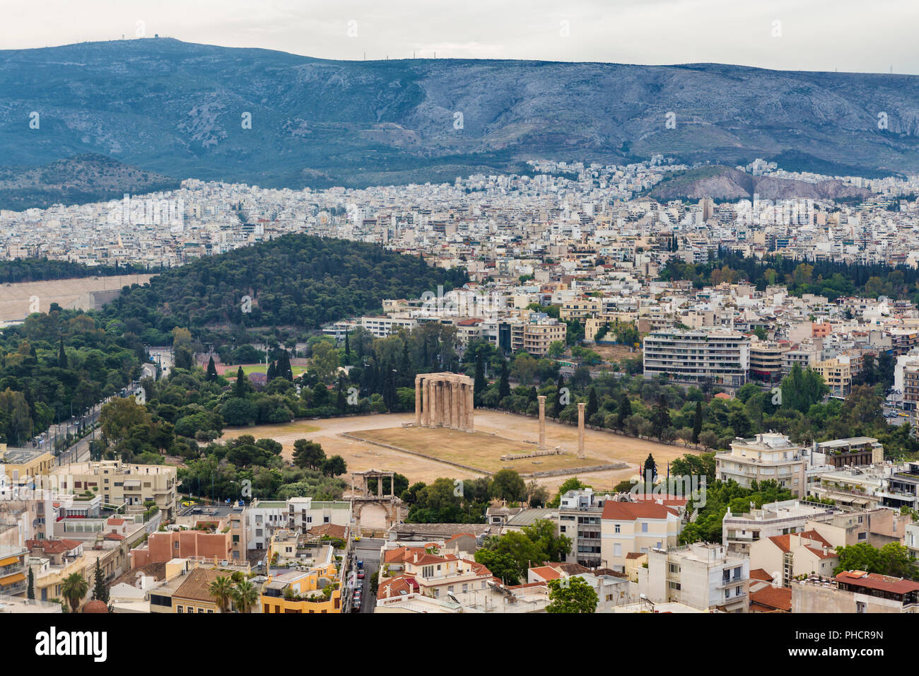 Temple of Olympian Zeus, Olympieion, Athens, Greece Stock Photo - Alamy