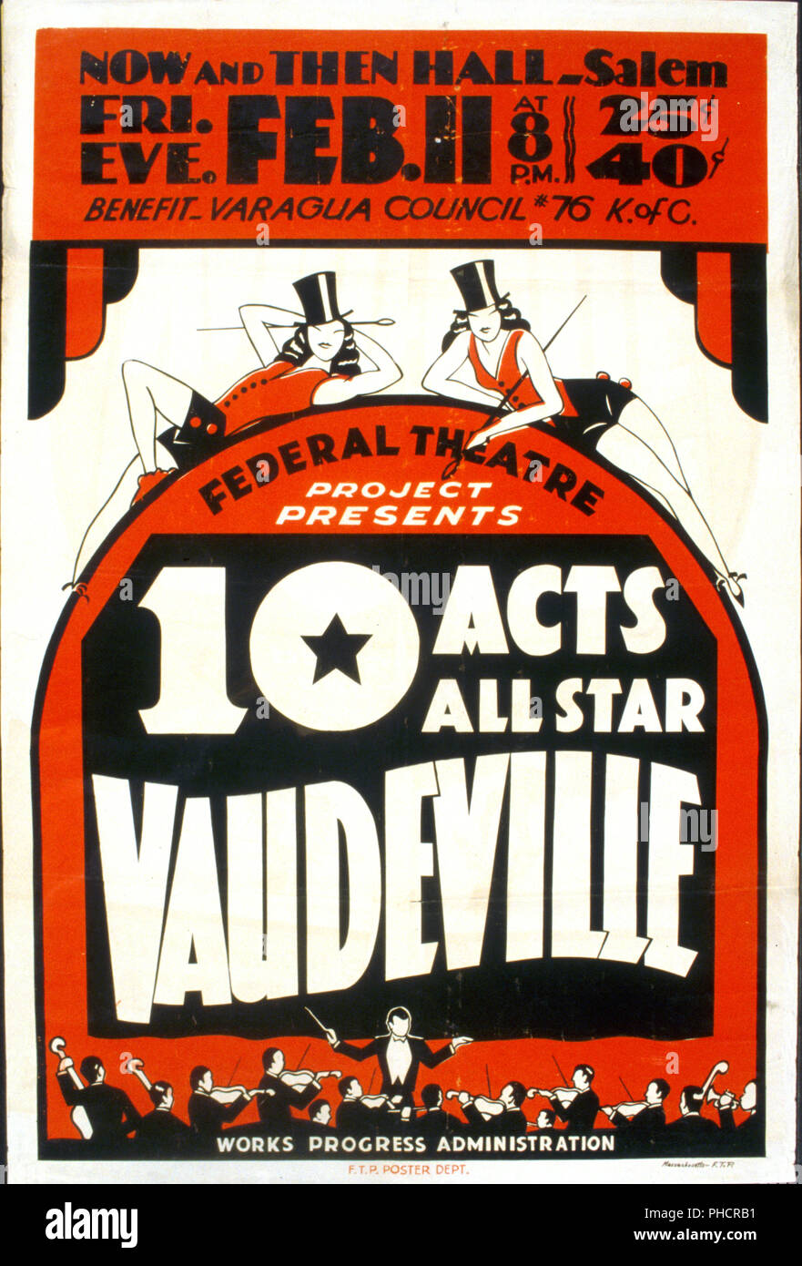 Vaudeville Circus Poster