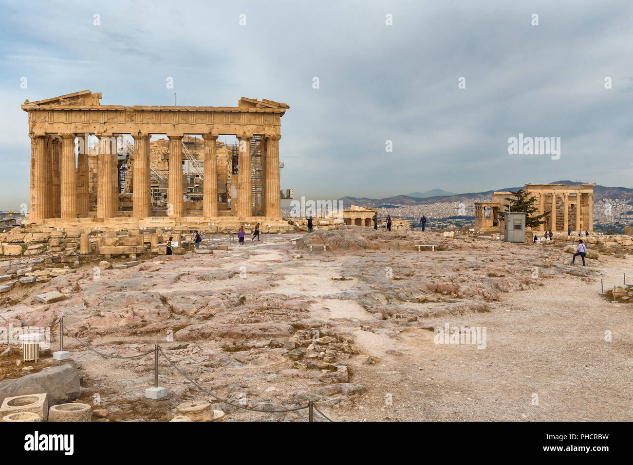 Parthenon temple (432 BC), Athens, Greece Stock Photo - Alamy