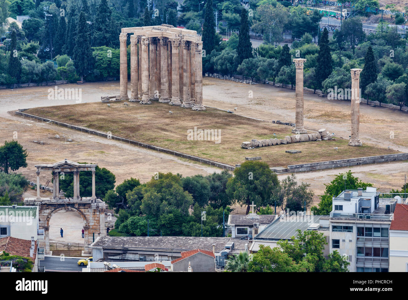 Temple of Olympian Zeus, Olympieion, Athens, Greece Stock Photo - Alamy