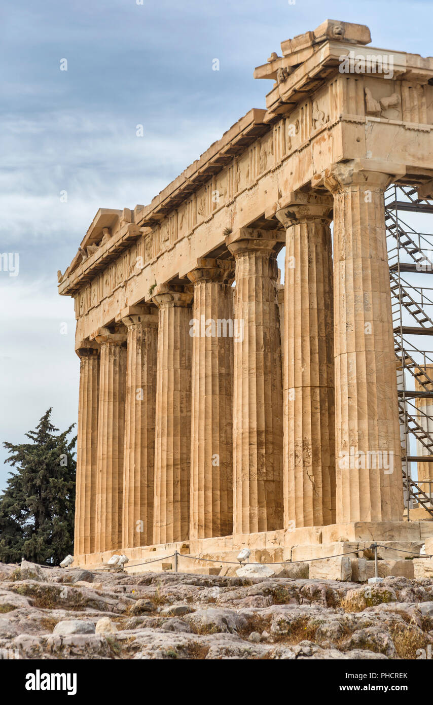 Parthenon temple (432 BC), Athens, Greece Stock Photo - Alamy