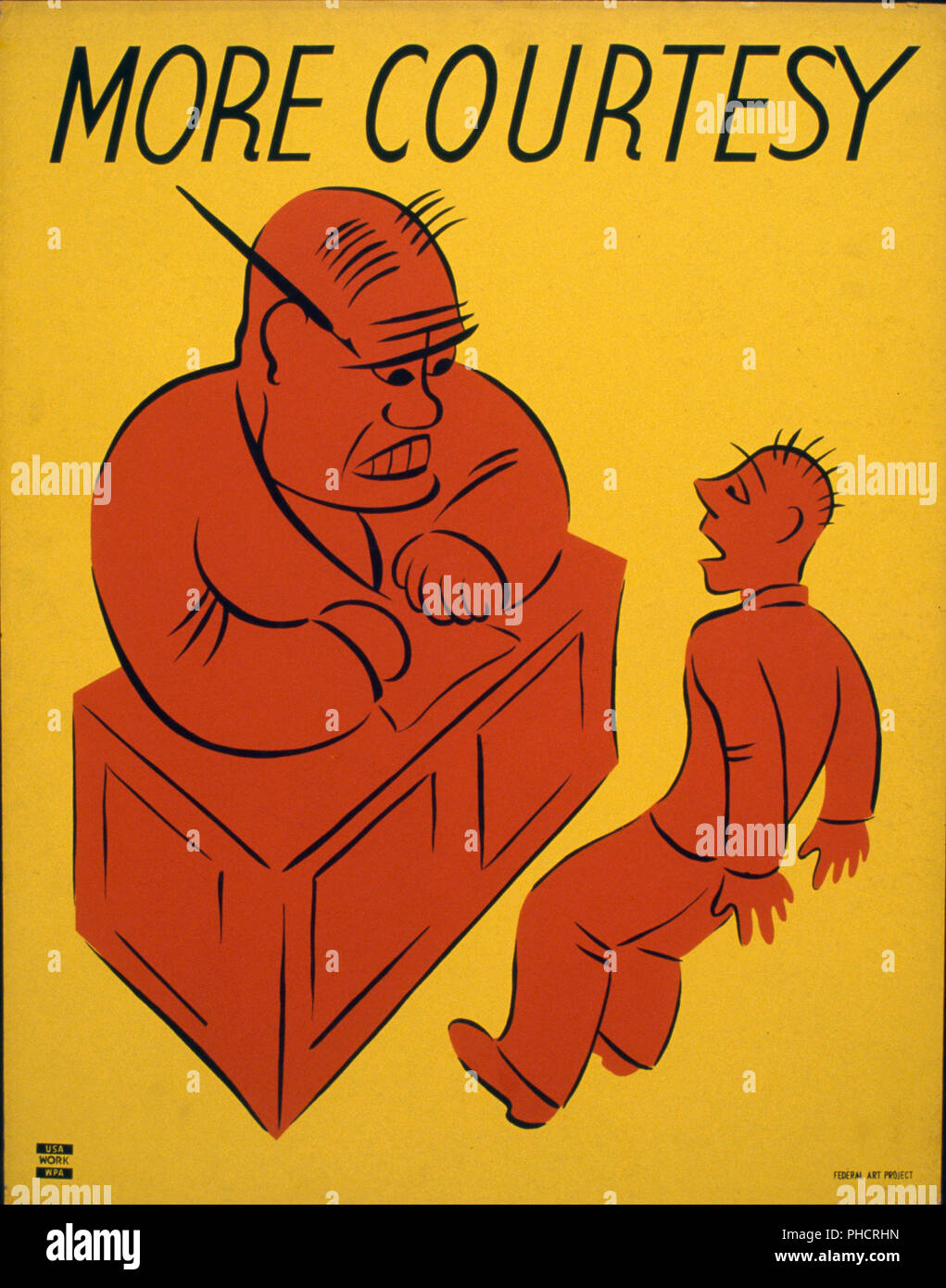 Poster promoting better interpersonal communications in the workplace ...