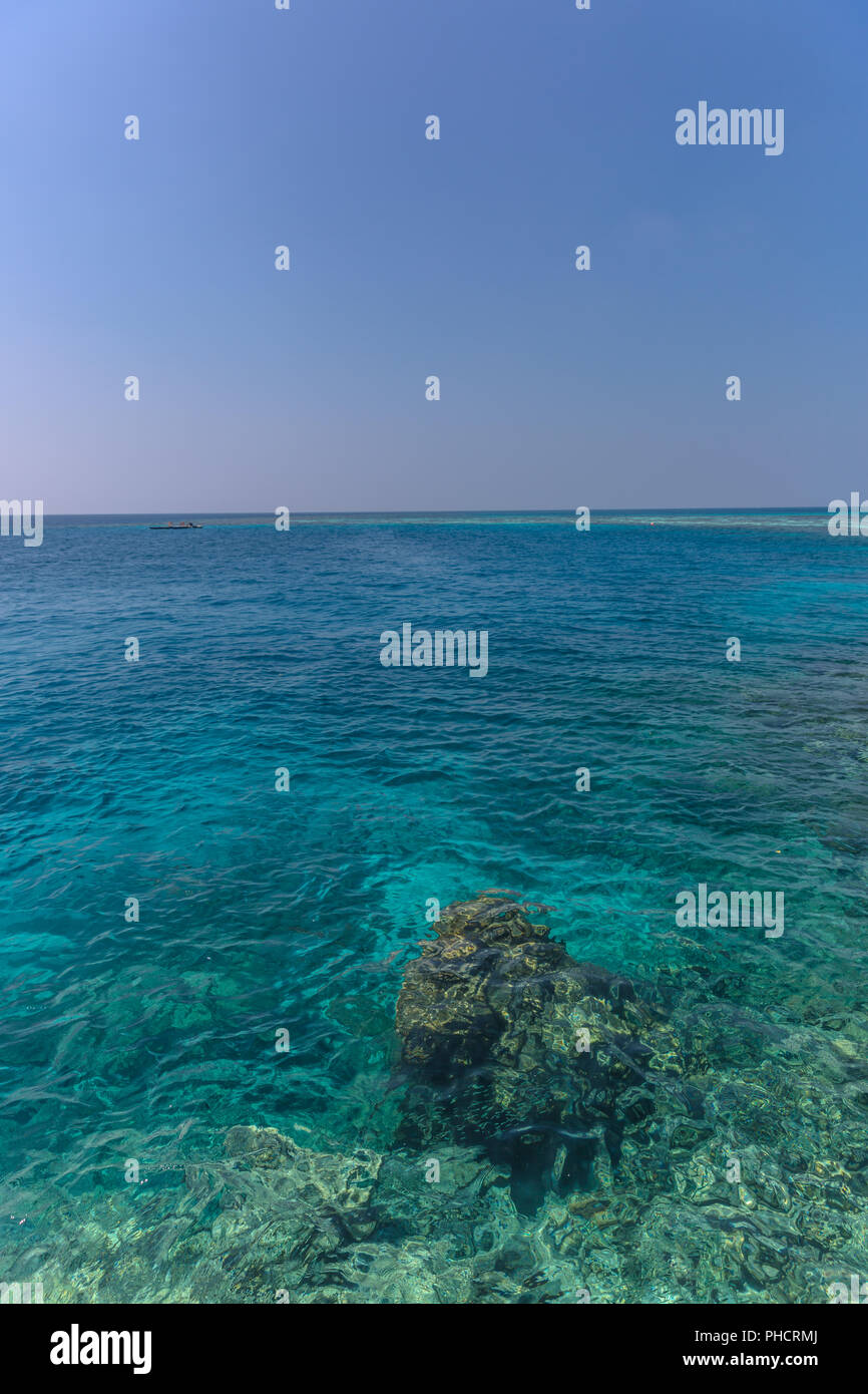 Blue tropical sea, turquoise water Stock Photo - Alamy