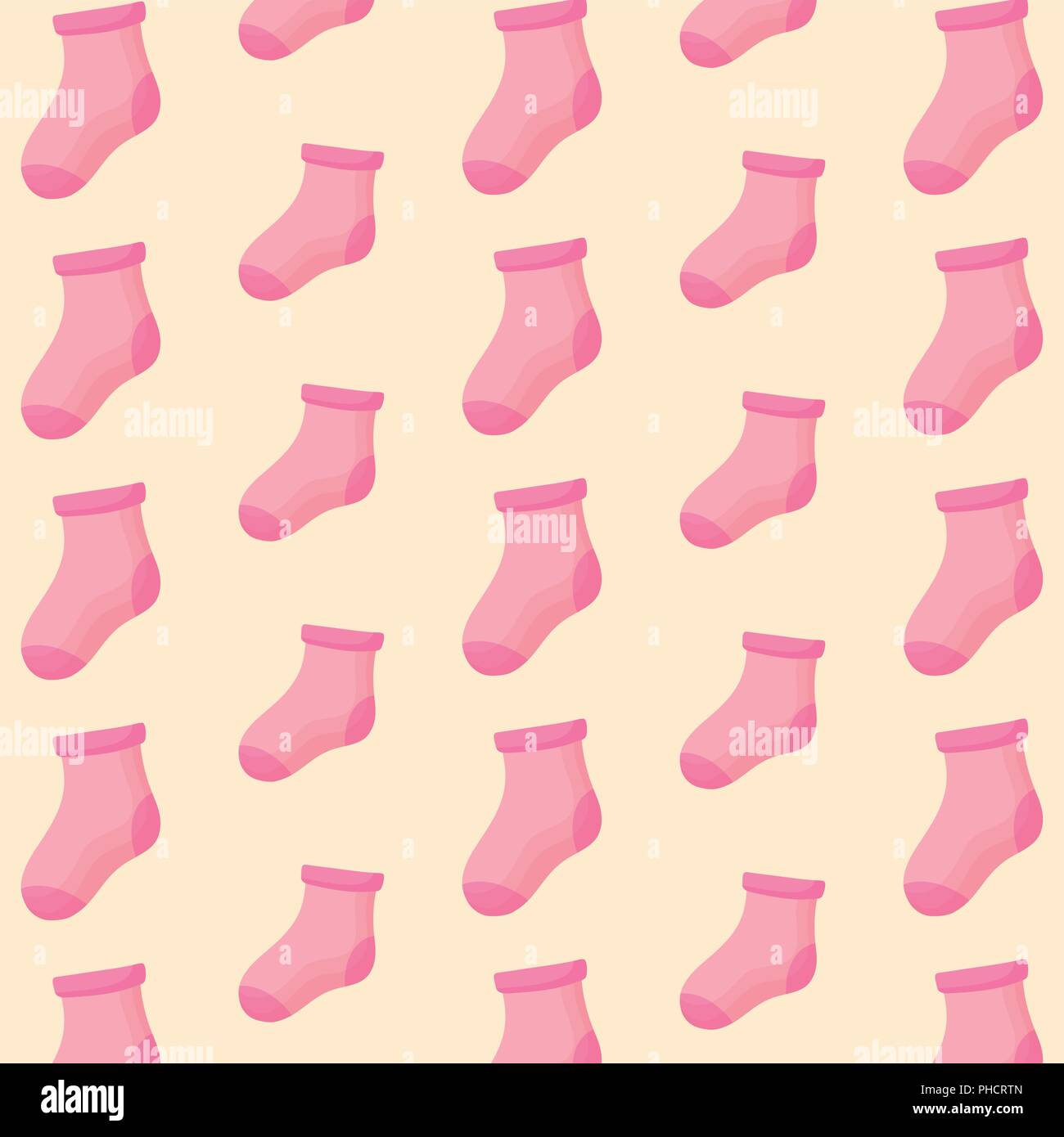 background of baby socks pattern, vector illustration Stock Vector ...
