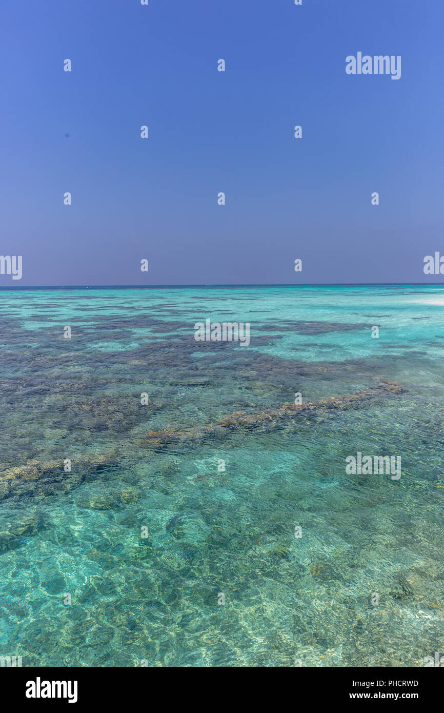 Blue tropical sea, turquoise water Stock Photo - Alamy