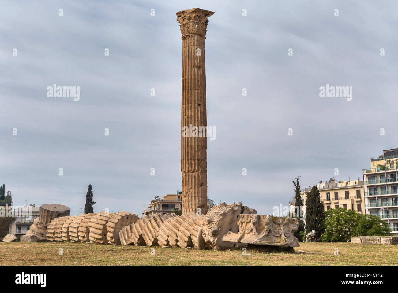 Olympieion athens hi-res stock photography and images - Alamy