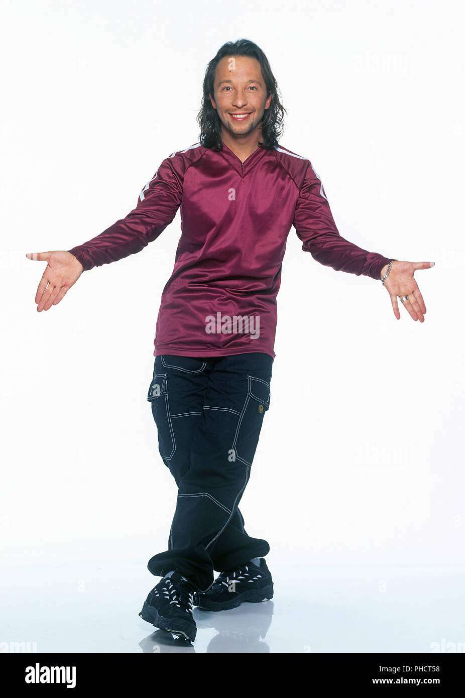 DJ BoBo on 16.01.1995 in Davos. | usage worldwide Stock Photo - Alamy