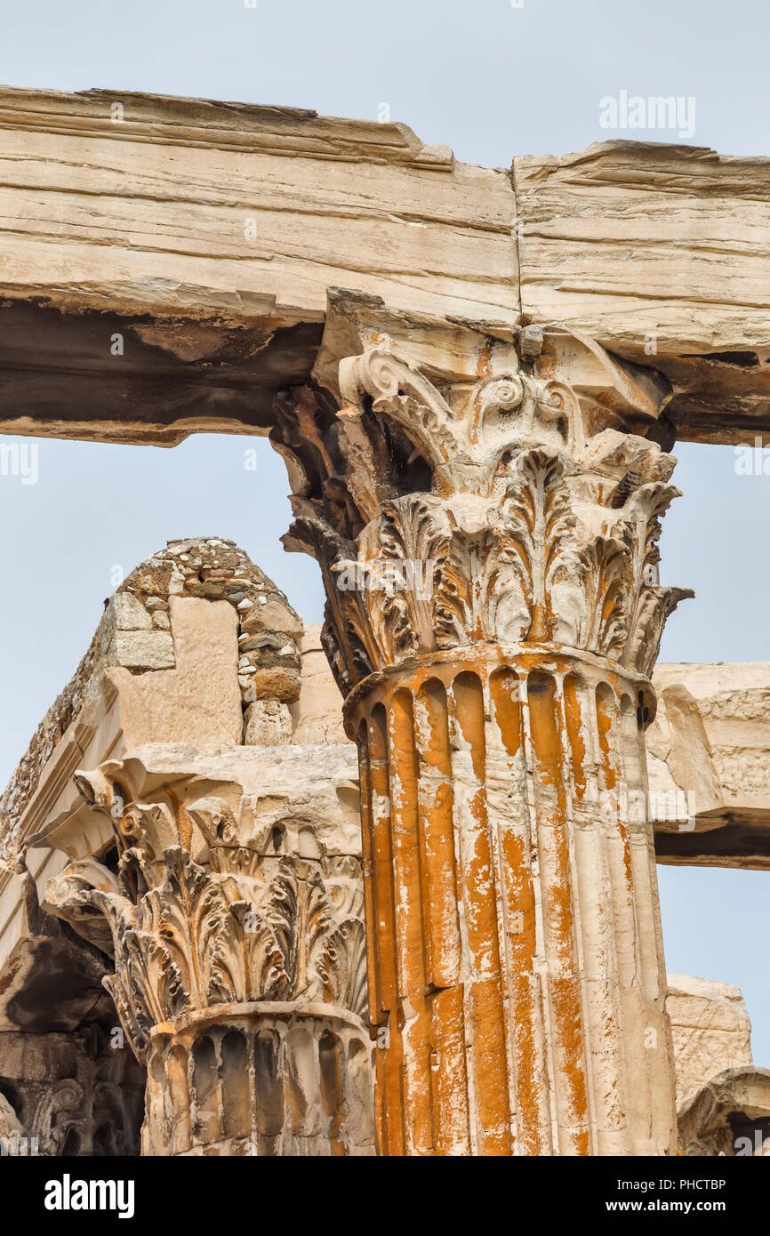 Temple of Olympian Zeus, Olympieion, Athens, Greece Stock Photo - Alamy