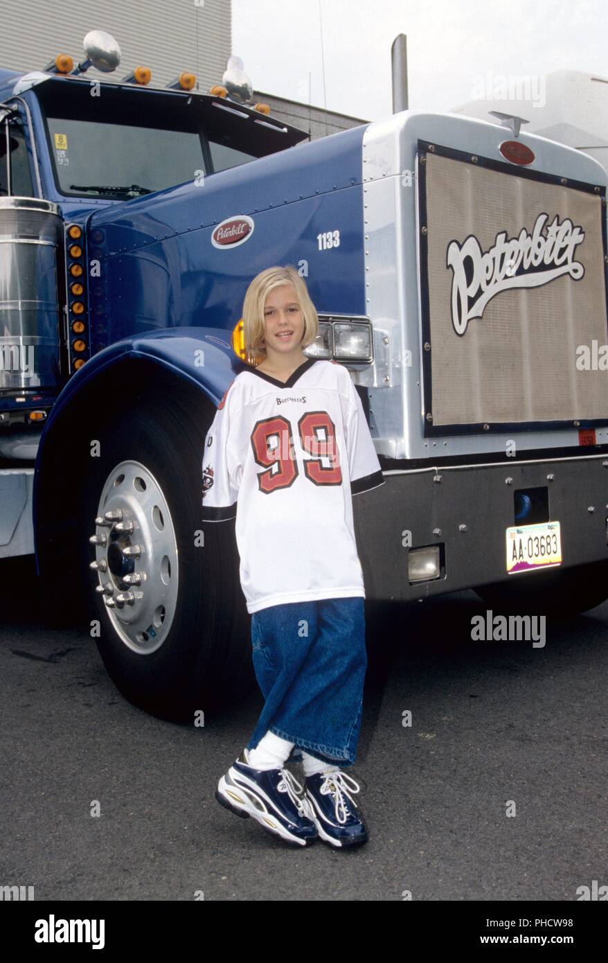 Aaron Carter on 15.07.1998 in Washington. | usage worldwide Stock Photo ...