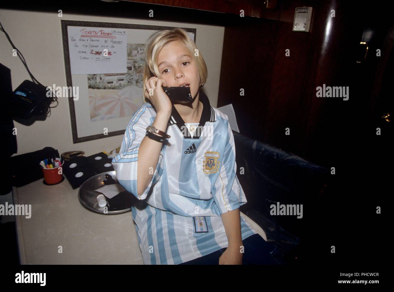 Aaron Carter on 11.08.1998 in Monterey. | usage worldwide Stock Photo ...