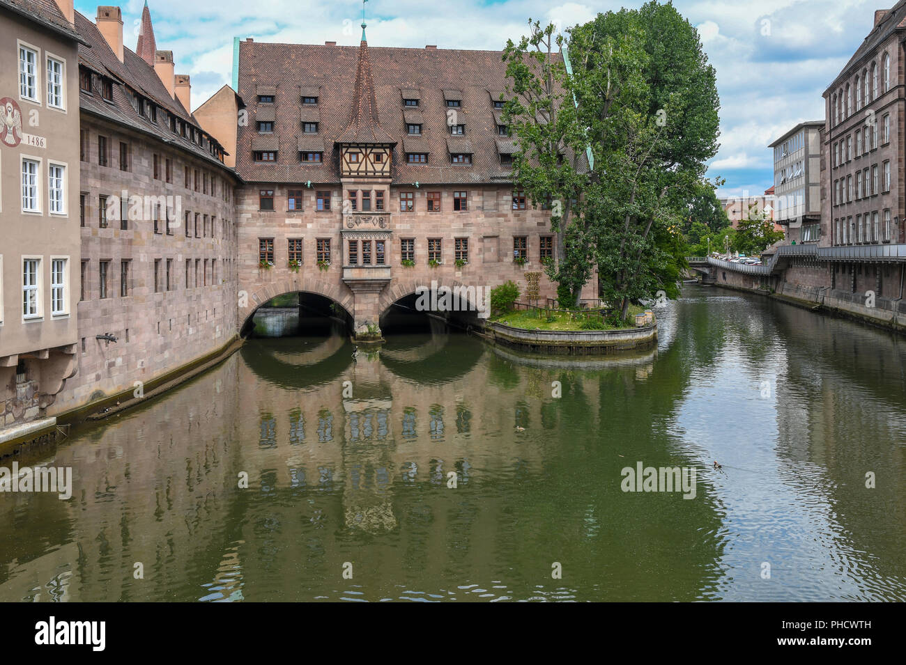 Hospital of the Holy Spirit in Nuremberg, Germany Stock Photo - Alamy