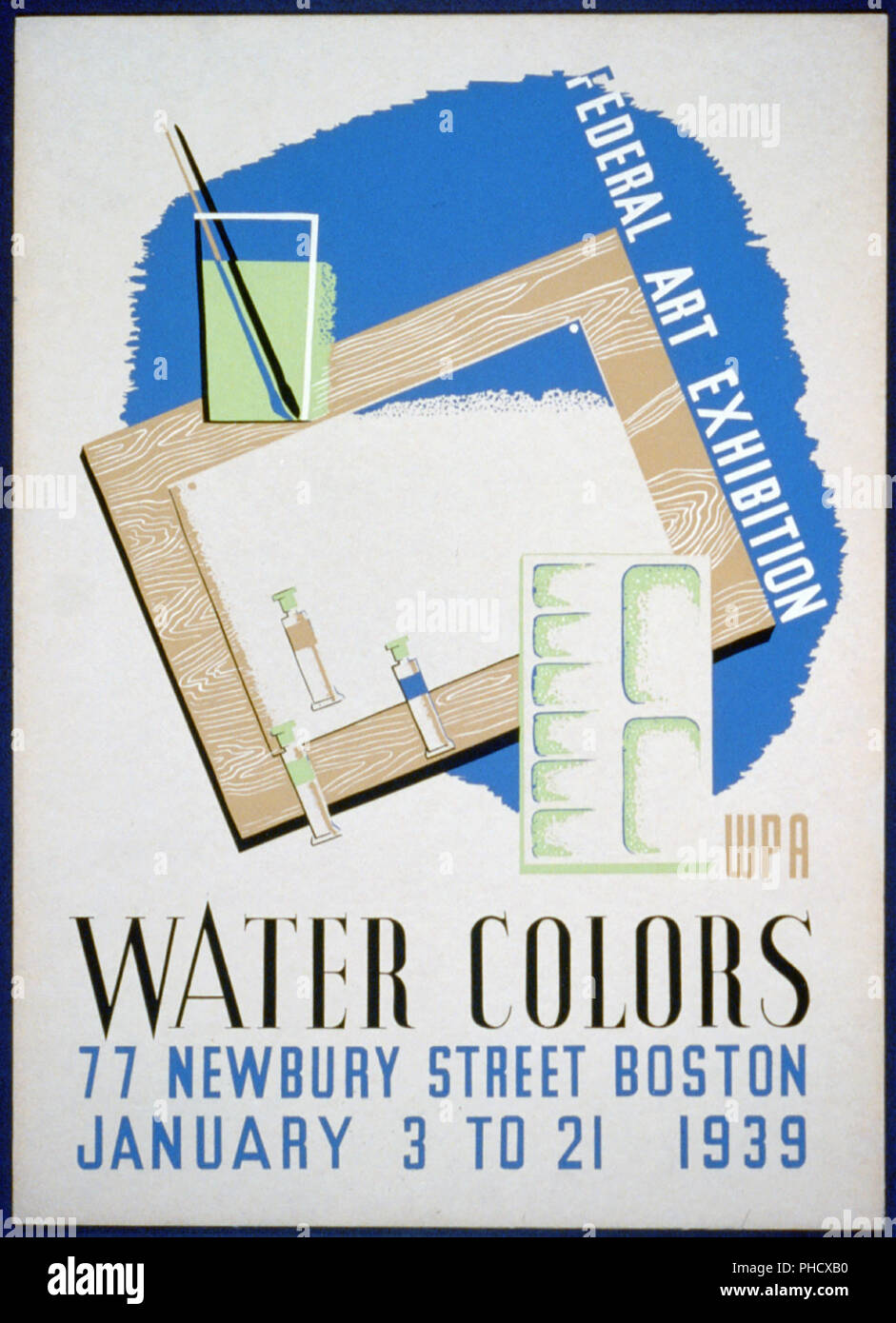 Federal art project painting hi-res stock photography and images - Alamy