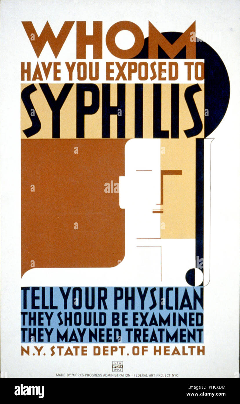 1930s syphilis posters hi-res stock photography and images - Alamy