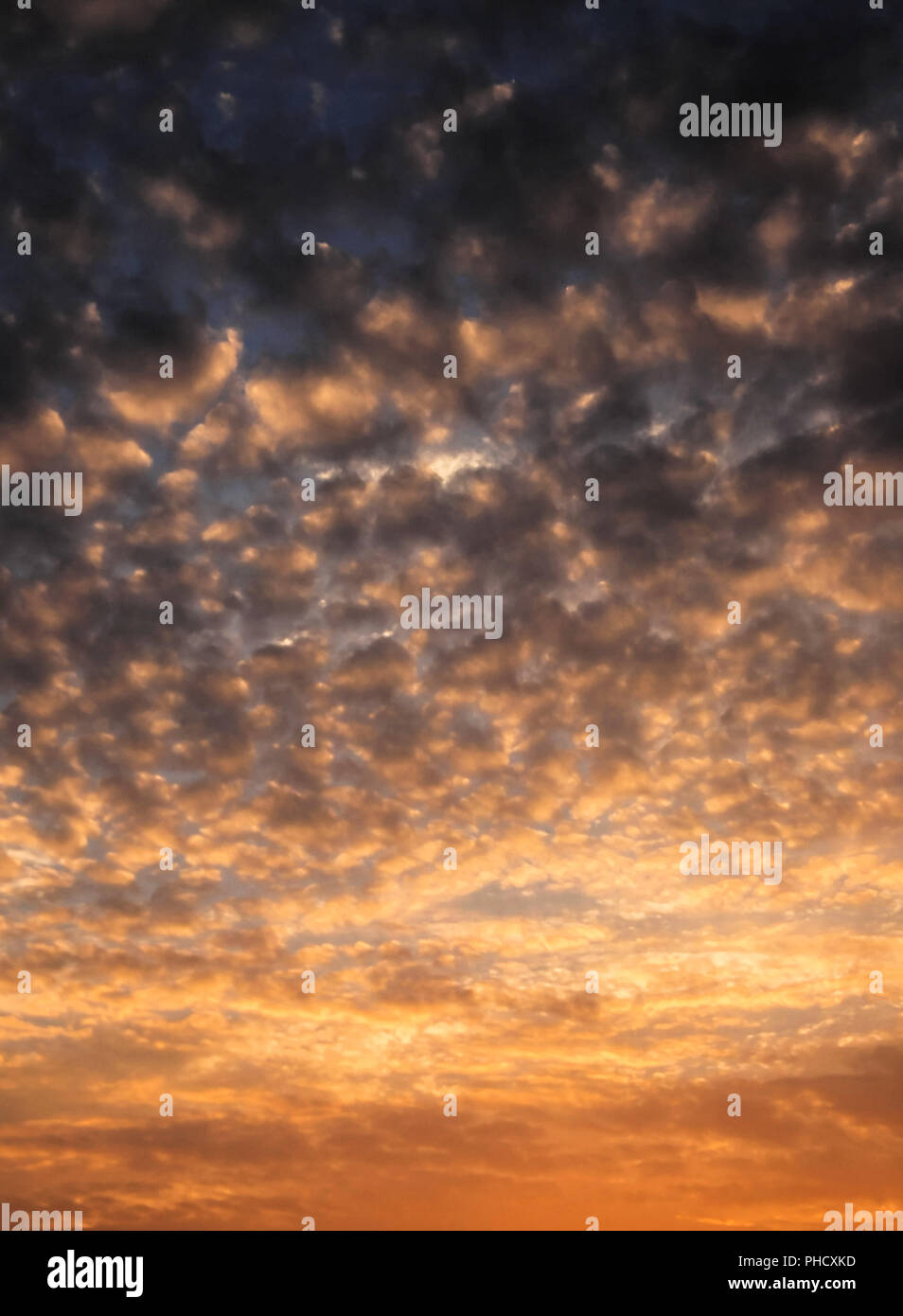 Colored Clouds at Sunset Stock Photo - Alamy