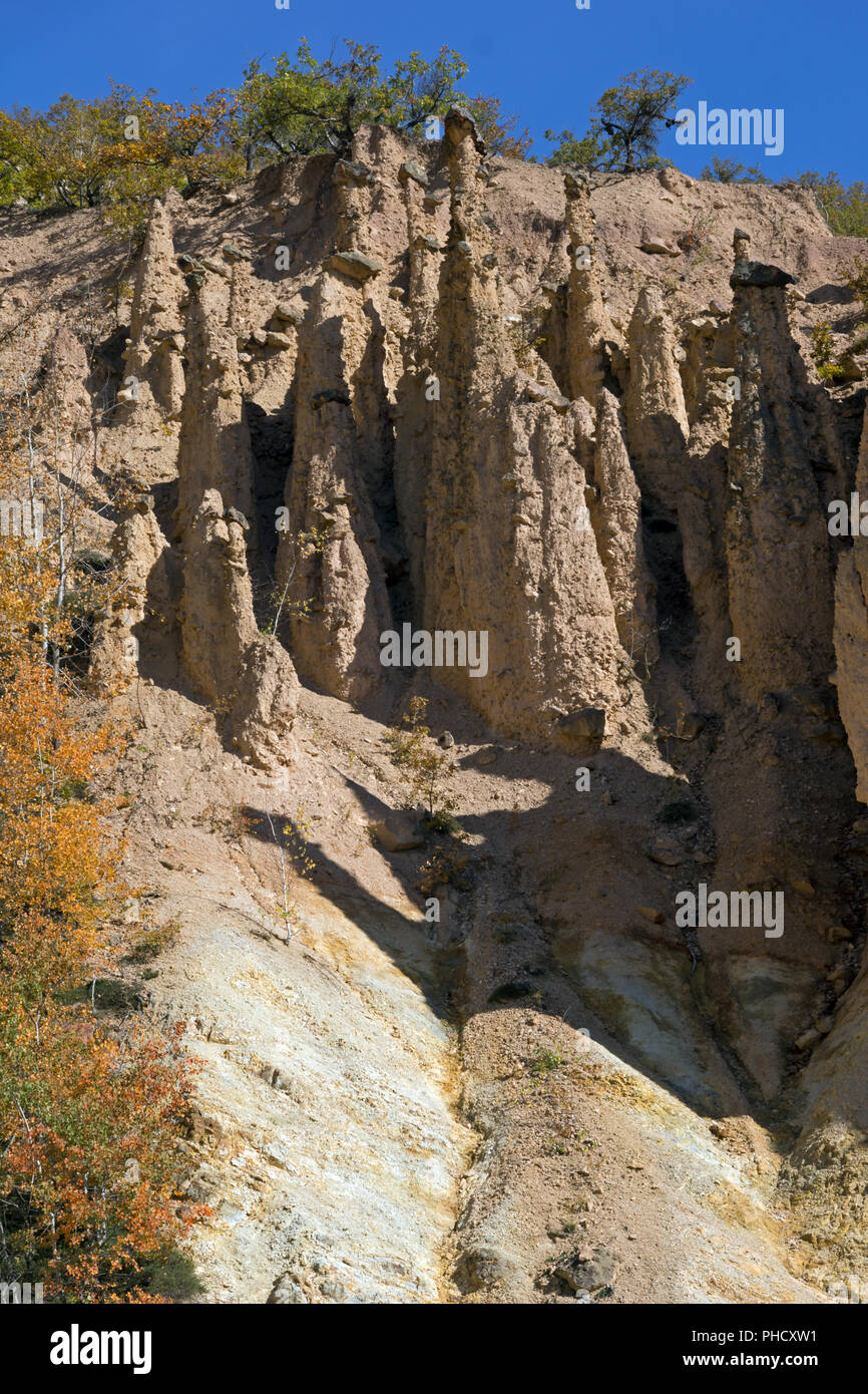 Amazing Autumn Landscape of Rock Formation Devil's town in Radan ...