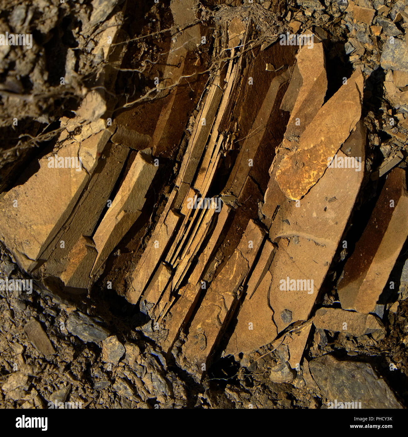 Rock structure, flysch Stock Photo - Alamy