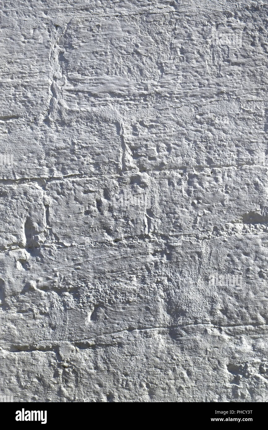 Whitewashed house wall Stock Photo - Alamy