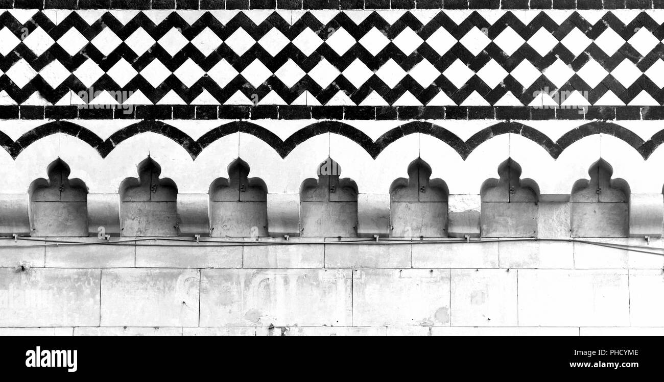 Traditional architecture in background Black and White Stock Photos ...