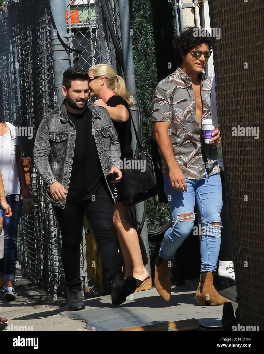 Celebrities arrive at ABC Studios to appear on 'Jimmy Kimmel Live ...